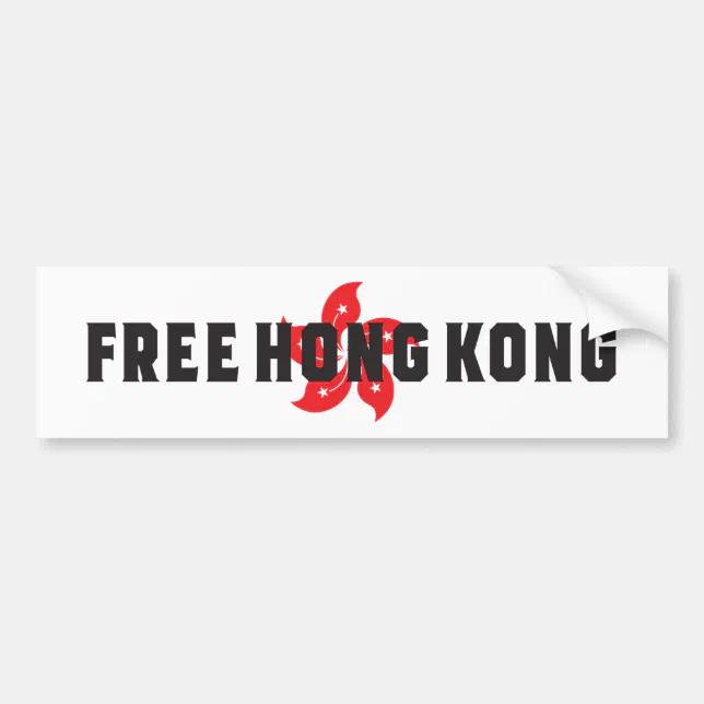 Free Hong Kong Bumper Sticker | Zazzle