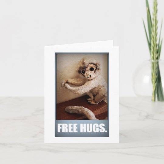 FREE HUGS CARD | Zazzle.com