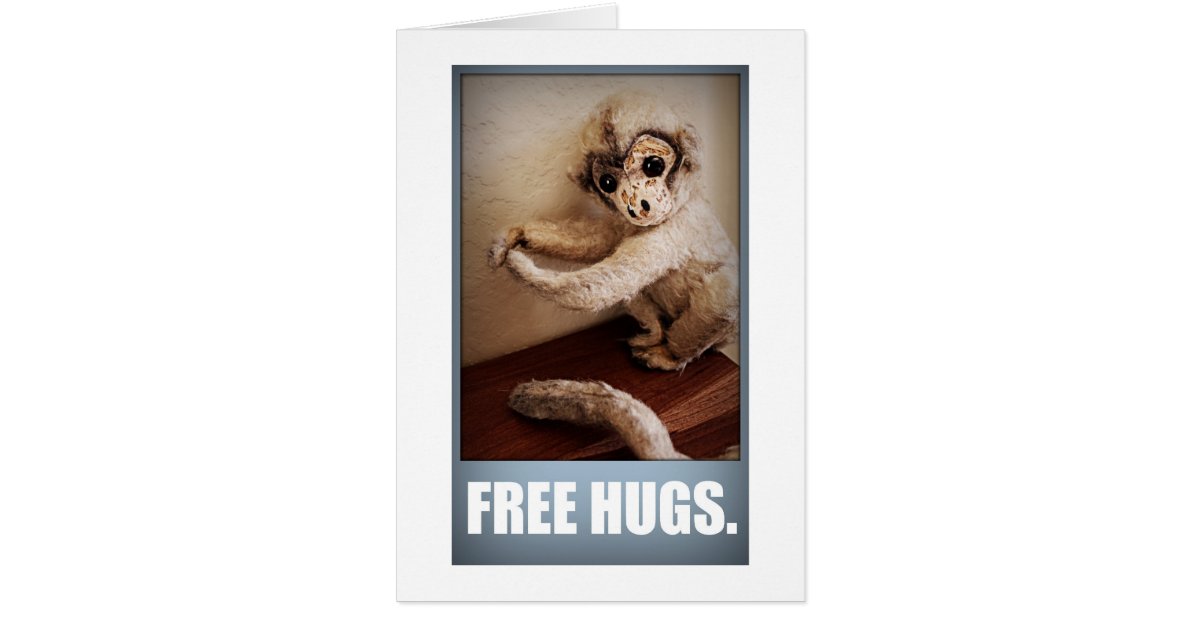 FREE HUGS CARD | Zazzle.com