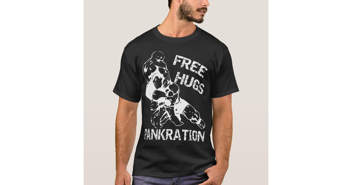 Free Hugs Pankration Athlima T-Shirt | Zazzle