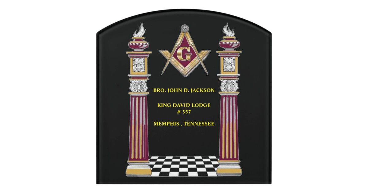 Free Mason Door Sign | Zazzle