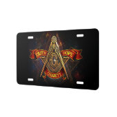 Free Mason License Plate | Zazzle