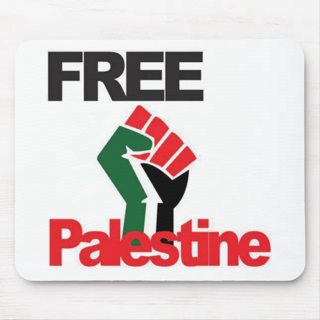 Free Palestine - فلسطين علم - Palestinian Flag Mouse Pad | Zazzle