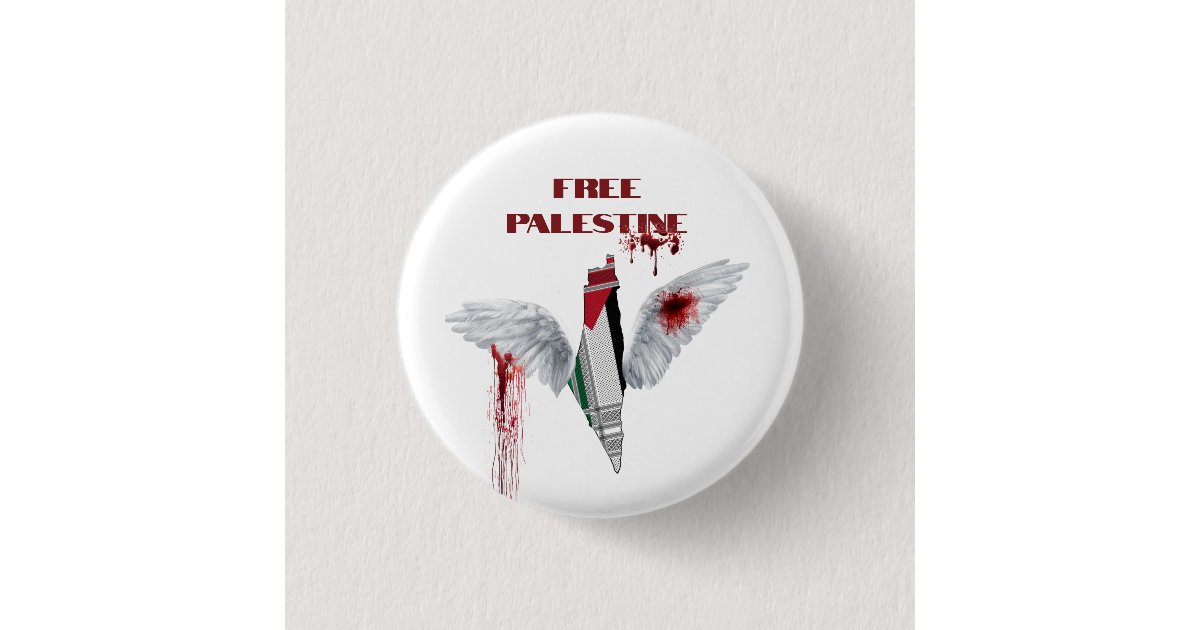 Free Palestine Button - Palestine Pin | Zazzle
