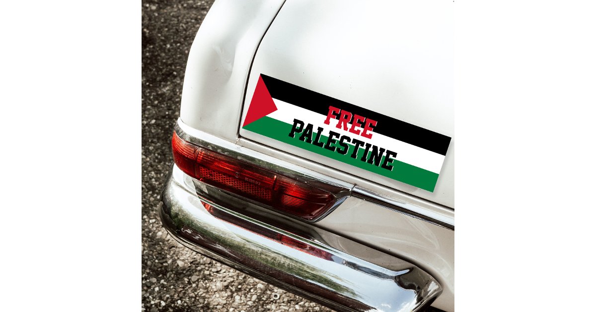 Free Palestine Car Magnet | Zazzle