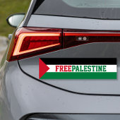 Free Palestine Flag Bumper Sticker | Zazzle