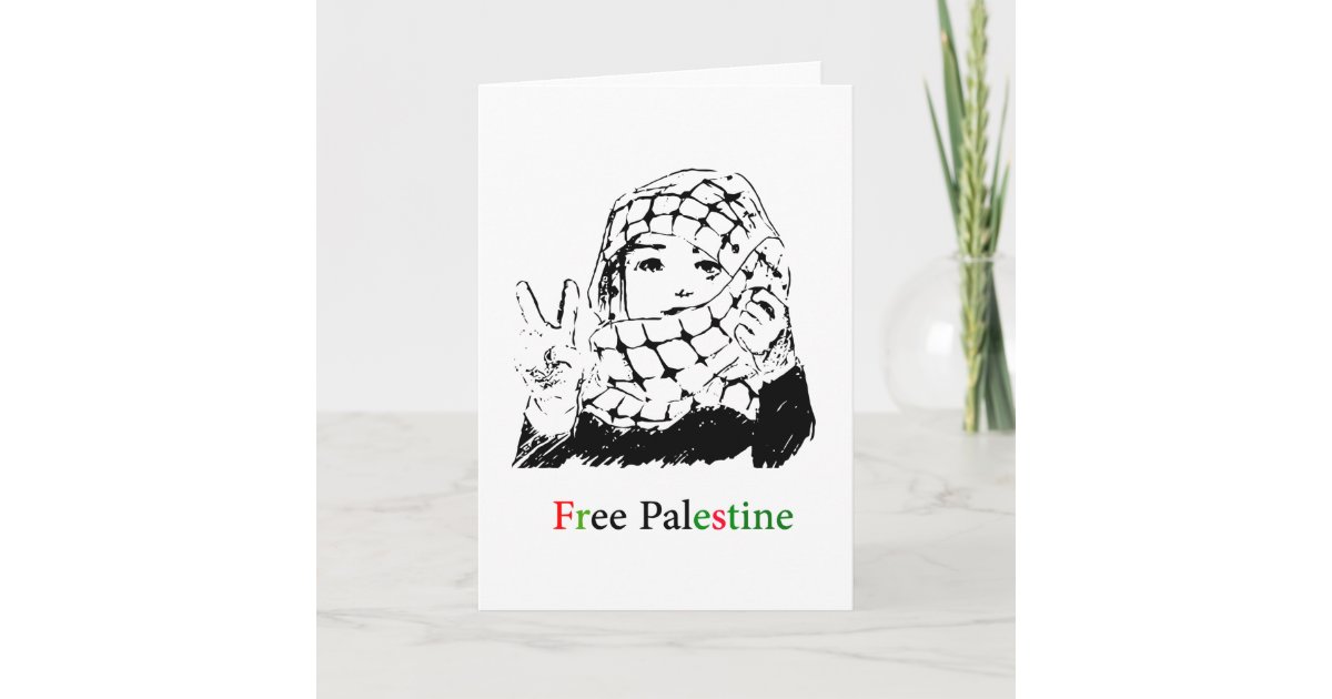 Free Palestine Greeting Cards | Zazzle