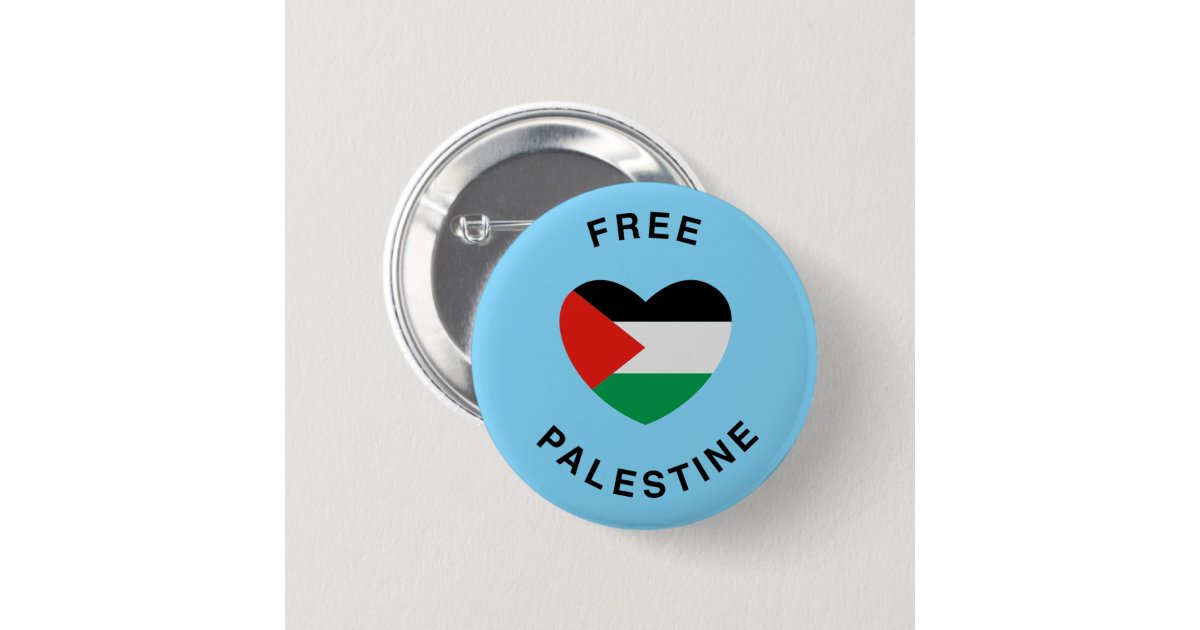Free Palestine Palestinian Flag Button | Zazzle