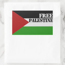 Free Palestine Rectangular Sticker | Zazzle