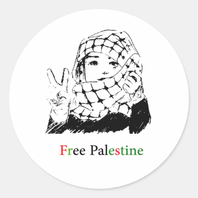 Free Palestine Stickers | Zazzle