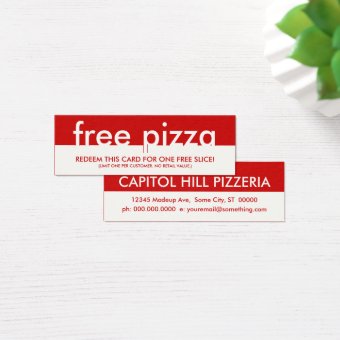 free pizza coupon | Zazzle