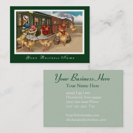 Free Range Organic Chicken Farm Business Card | Zazzle