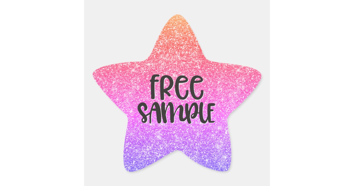 Free sample star stickers | Zazzle