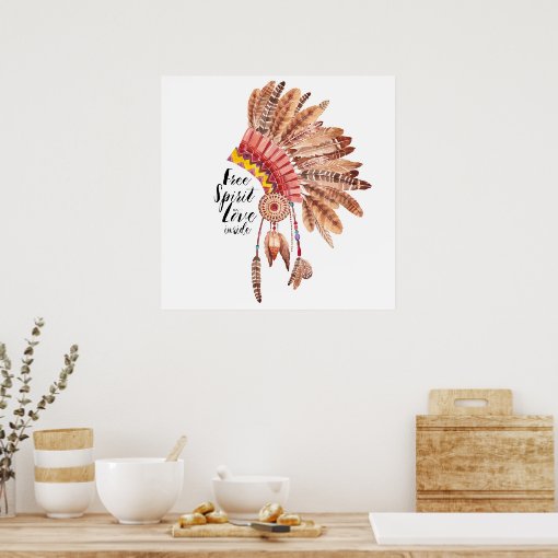 Free Spirit Love Inside Poster | Zazzle