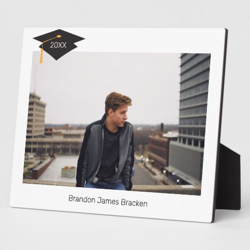 Free Standing Easel Sign Graduation Photo Plaque | Zazzle