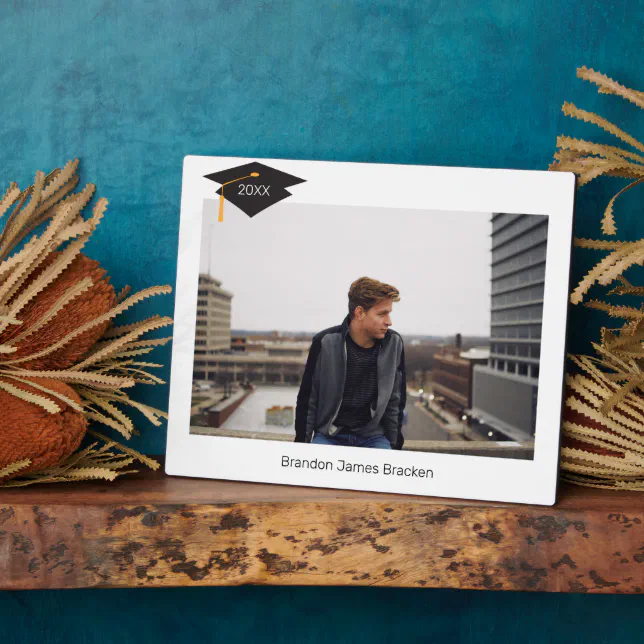 Free Standing Easel Sign Graduation Photo Plaque | Zazzle