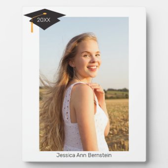 Free Standing Easel Sign Graduation Photo Plaque | Zazzle