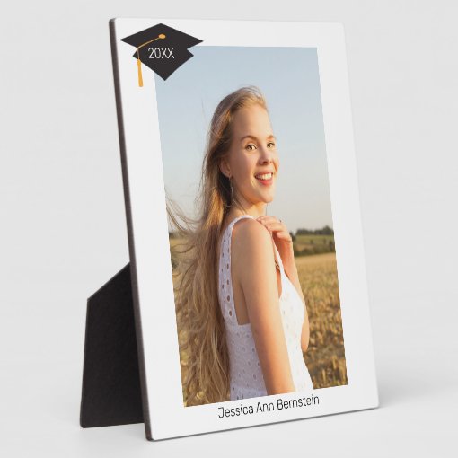 Free Standing Easel Sign Graduation Photo Plaque | Zazzle