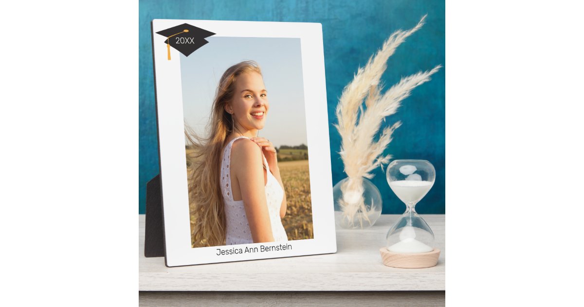 Free Standing Easel Sign Graduation Photo Plaque | Zazzle