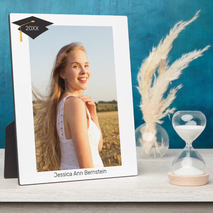 Free Standing Easel Sign Graduation Photo Plaque | Zazzle