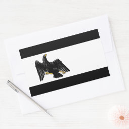 Free State of Prussia Flag Rectangular Sticker | Zazzle