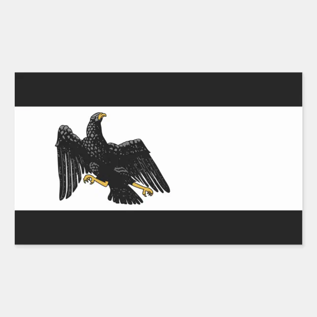 Free State of Prussia Flag Rectangular Sticker | Zazzle
