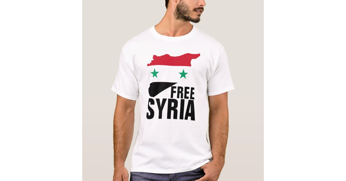Free Syria T-Shirt | Zazzle
