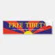 FREE TIBET* BUMPER STICKER | Zazzle