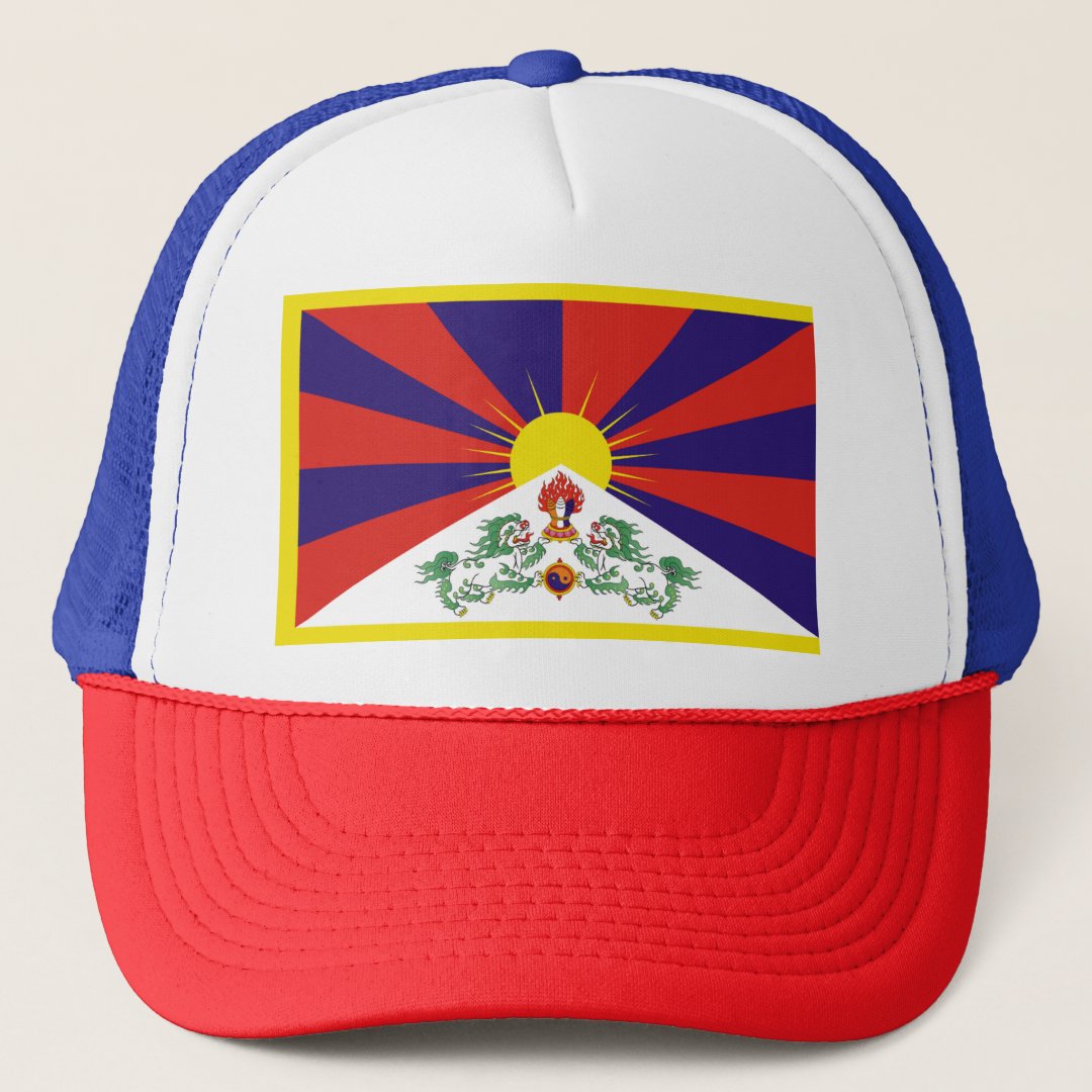 Free Tibet Flag Trucker Hat | Zazzle