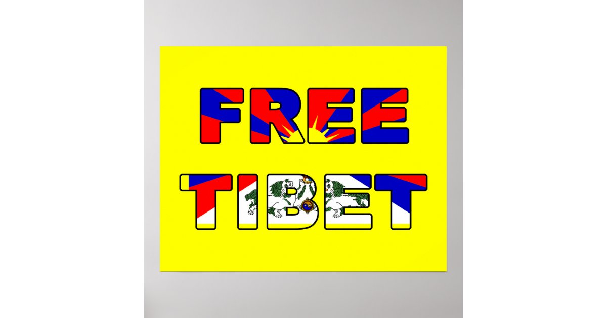 Free Tibet Poster | Zazzle