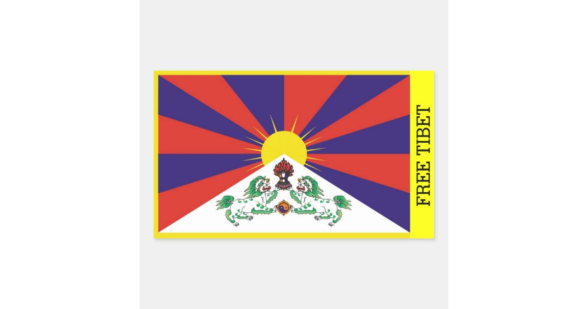 Free Tibet Sticker | Zazzle