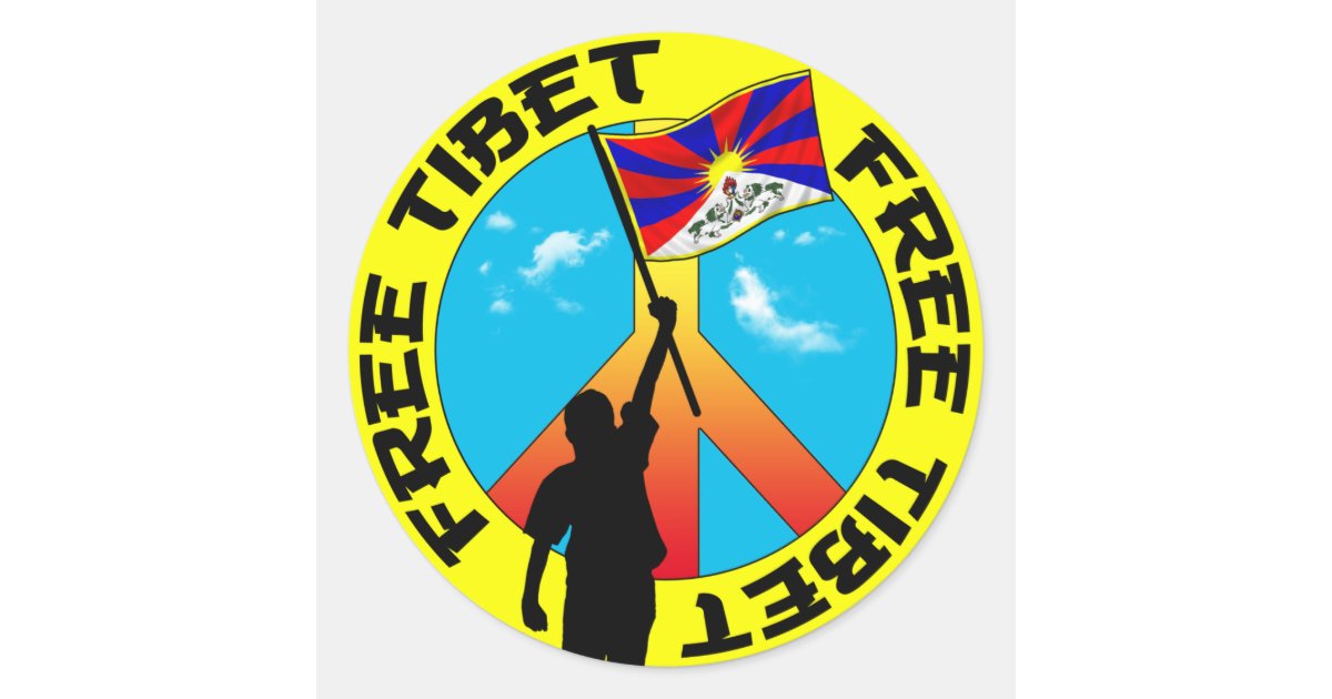 free tibet sticker | Zazzle