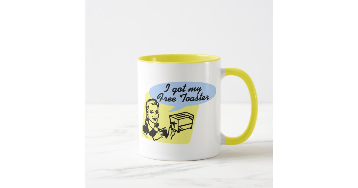 Free Toaster Mug | Zazzle