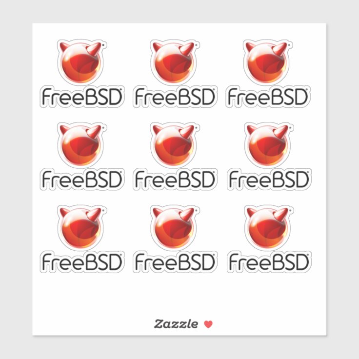 FreeBSD Project Sticker | Zazzle