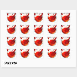 FreeBSD Square Sticker | Zazzle
