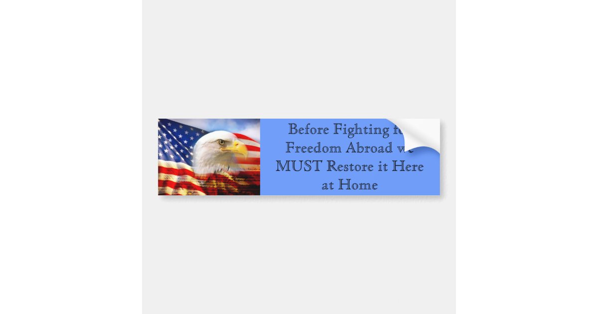 Freedom Bumper Sticker | Zazzle