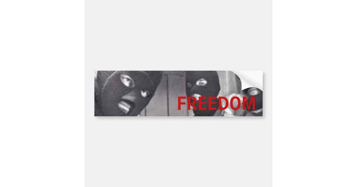 Freedom Bumper Sticker | Zazzle