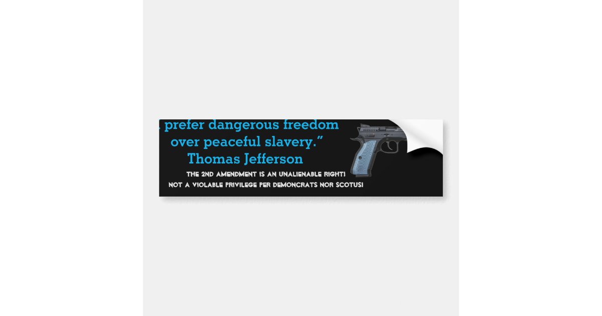 Freedom Bumper Sticker | Zazzle