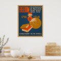 Freedom Everywhere In The World WPA Vintage Poster | Zazzle