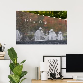Freedom Is Not Free Poster | Zazzle