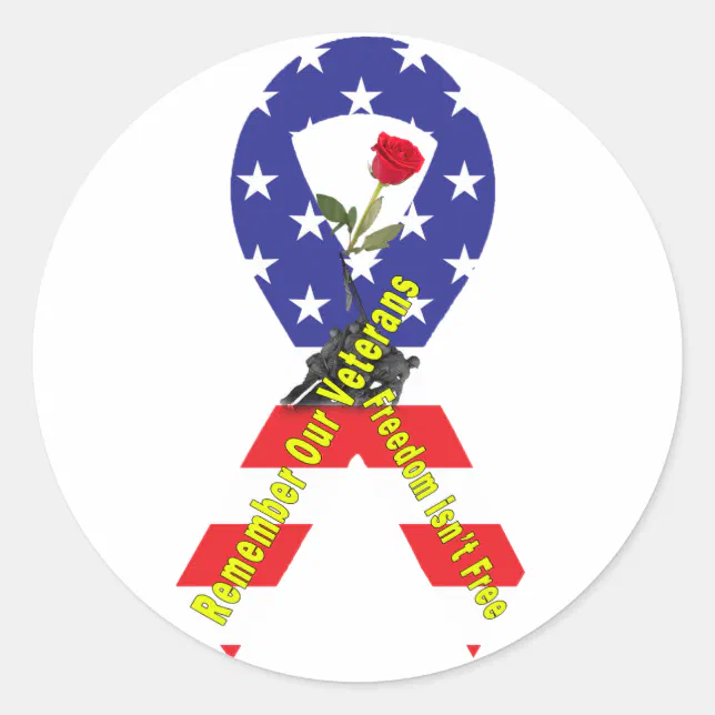 Freedom isn't Free Classic Round Sticker | Zazzle