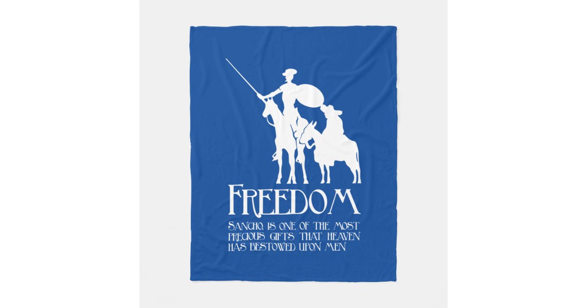 Freedom, Sancho Fleece Blanket | Zazzle