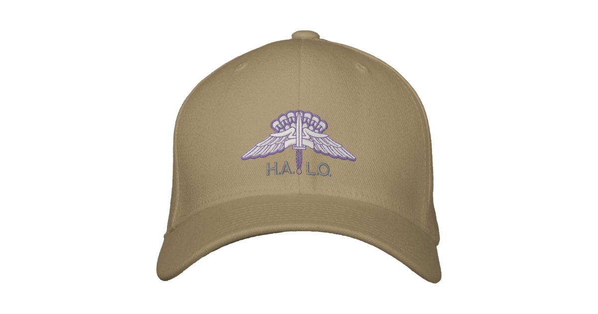 Freefall (HALO) Embroidered Baseball Hat | Zazzle