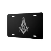 Freemason (Black) License Plate | Zazzle