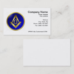 Freemason Business Card | Zazzle