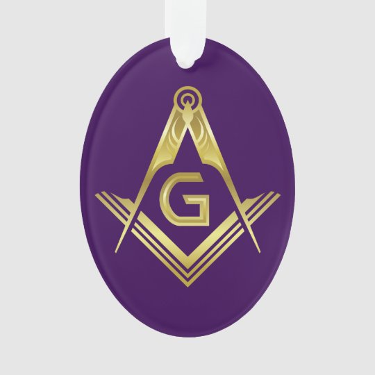 Freemason Christmas Ornament | Masonic Gifts | Zazzle.com