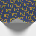 Freemason Masonic Square and Compass Freemasonry Wrapping Paper | Zazzle