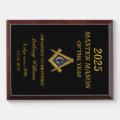 Freemason Master Mason Lodge Masonry Award Plaque | Zazzle