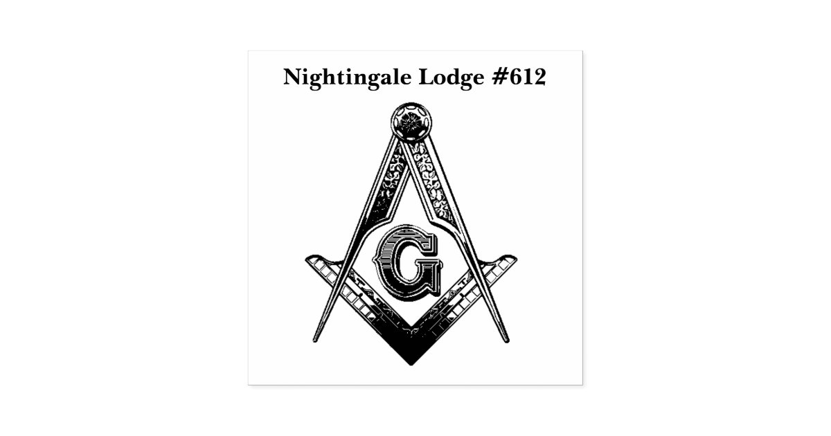 Freemason Rubber Stamp | Zazzle