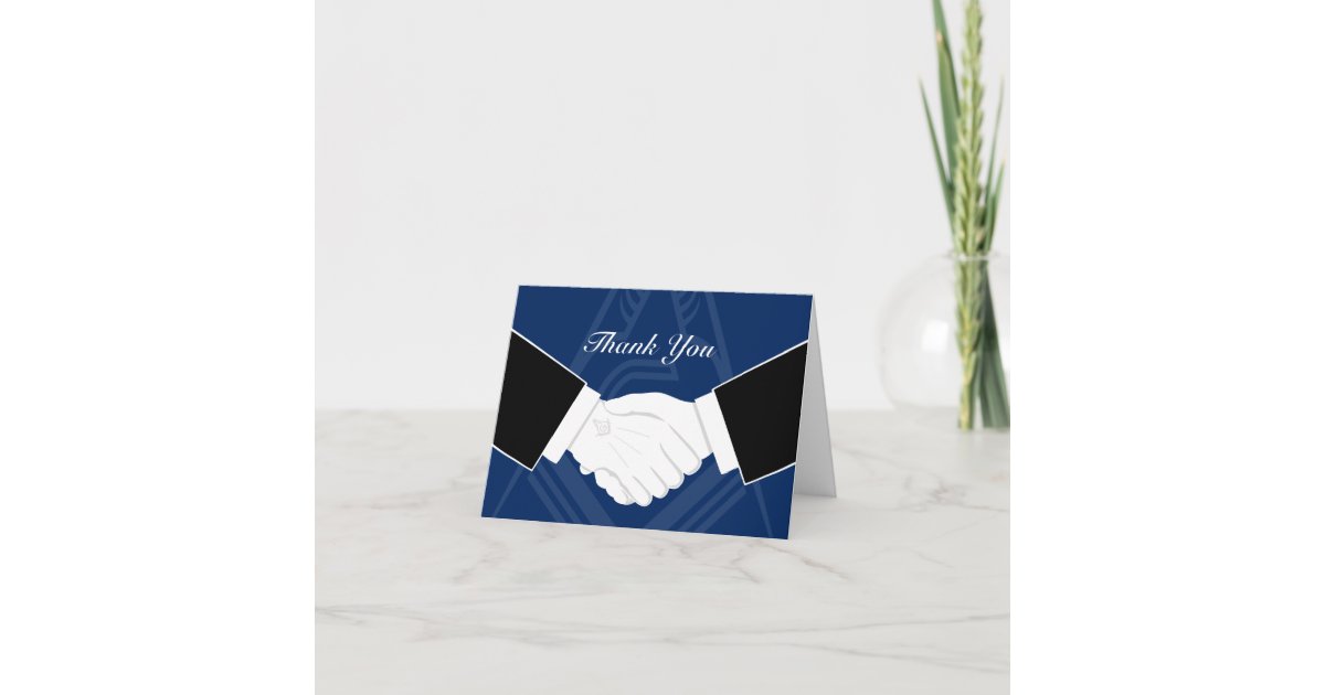 Freemason Thank You Cards | Masonic Greeting | Zazzle